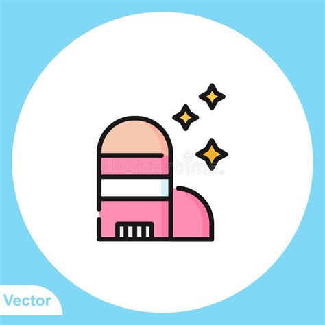 Deodorant Flat Vector Icon Sign Symbol Stock Illustration