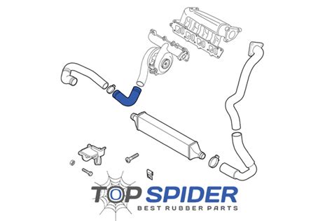 Intercooler Hose Fiat Grande Punto JTD Intercooler Turbo Hose