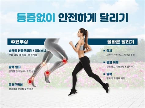 선선해진 날씨 달리기 즐겨볼까 부상 없이 뛰는법