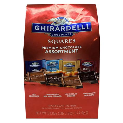 Ghirardelli Chocolate Squares Premium Chocolate Assortment 238 Ounce