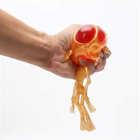 Halloween Relief Vent Squeeze Toy Spoofing Scary Disgusting Maggots