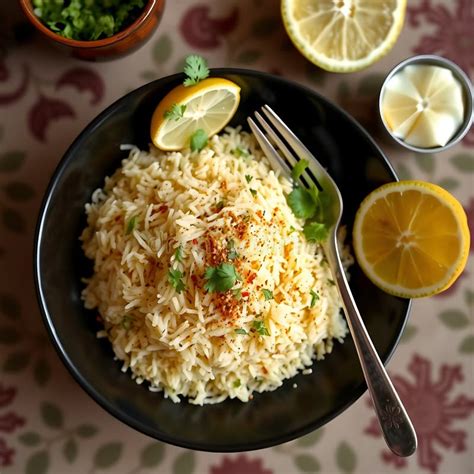 A Serving Of Poha With Sev Lemon And Coriander On A Traditional