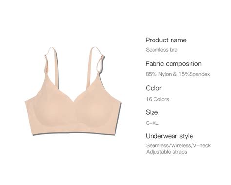 Traceless Ice Silk Padded Wire Free Woman Bralette Solid Color Ultra
