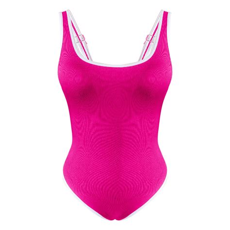 Idall One Piece Swimsuit Women Bathing Suit Swimsuit Sporty Ribbed