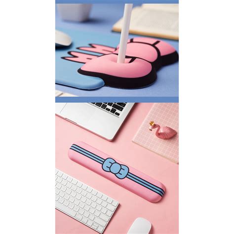แผ่นรองเม้าส์และรองข้อมือซิลิโคน พร้อมส่ง สินค้าส่งจากไทย แผ่นรองเมาส์รองข้อมือซิลิโคนสีสวยและ