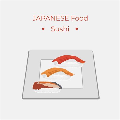 스시 전통 일본 음식 스시 레스토랑 카페 배달을 위한 아시아 해산물 그룹 템플릿 프리미엄 벡터