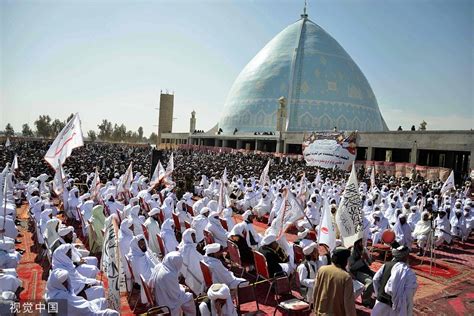 阿富汗伊斯兰学校塔利班神职人员学生参加毕业典礼 搜狐大视野 搜狐新闻