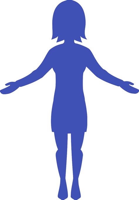 Svg 음영 처리 된 소녀 플랫 적합 무료 Svg 이미지 및 아이콘 Svg Silh