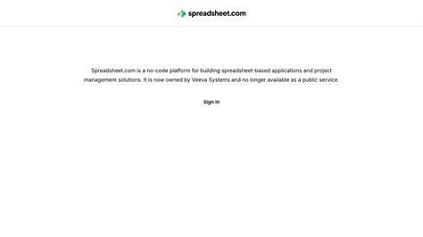 Spreadsheet Plataforma sin código para aplicaciones y gestión de