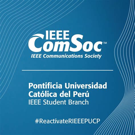ieee communications society pucp comsoc pucp lima