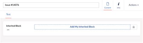 Block list editor doesn't open on create, if first tab of element only features inherited ...