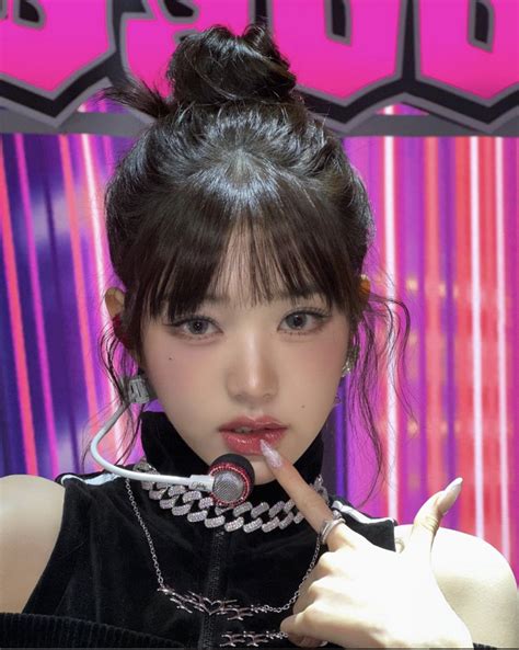 풀뱅 앞머리 도전 장원영 하니 등 스타들의 풀뱅 스타일링 더 케이커