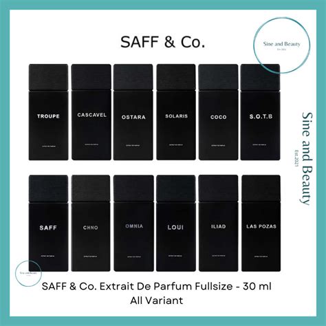 Jual Fullsize Saff And Co Extrait De Parfum 30 Ml All Variant