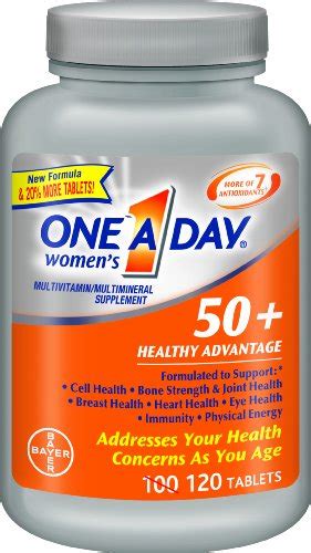 One A Day Womens 50 Advantage Multivitamins 120 Count