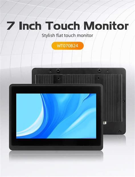 Inch Ip Watertight Flat Panel Capacitive Touch Screen Display For