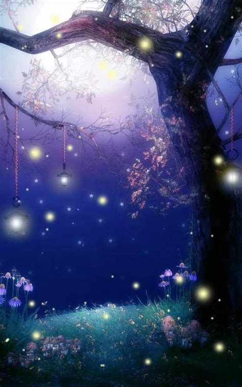 Beautiful Tree With Hanging Lights