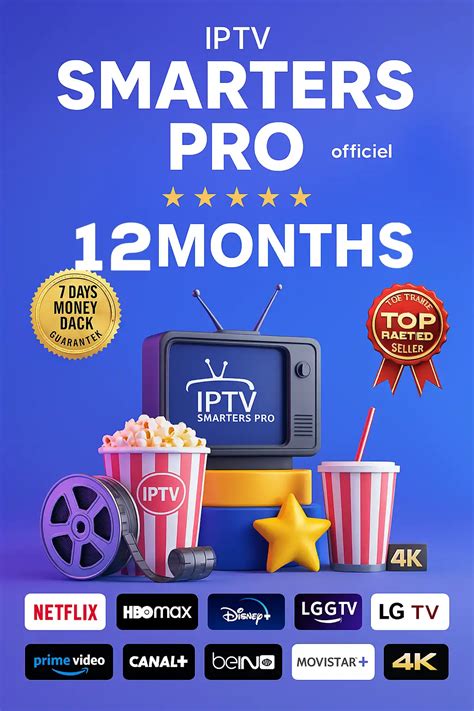 Abonnement Iptv Smarters Pro 12 Mois Avec Contenu Adulte Inclus
