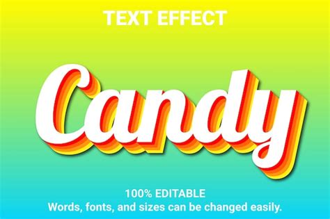 Premium Vector 3d Text Effect Template