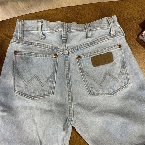 Wrangler Light Wash Straight Leg Jeans These Are So Depop