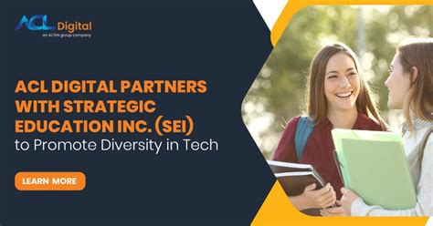 Acl Digital On Linkedin Acl Digital Partners With Strategic Education Inc Sei To Promote…
