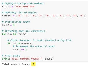 Count Numbers In String In Python 5 Methods Python Guides