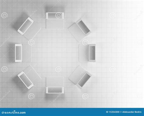 Group Of Computers Stock Illustration Illustration Of Computers 15354300