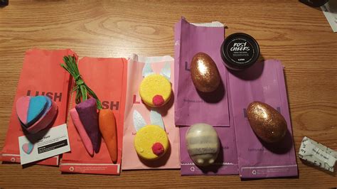 My Lush Haul Today Rlushcosmetics