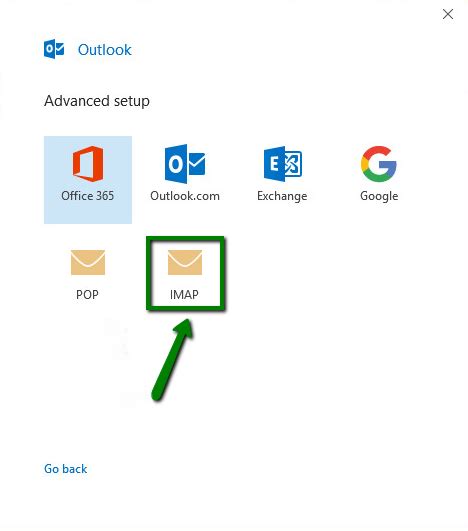 Configure An Imap Account In Microsoft Outlook 2019 Exabytes My