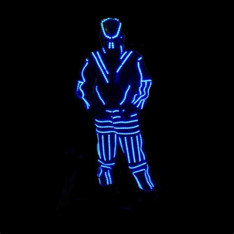 Customized Size Full Color Led Lighting Jacketclothingwear Led Robot
