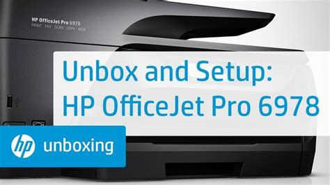 Unboxing Setting Up And Installing The Hp Officejet Pro Printer Hp Officejet Hp