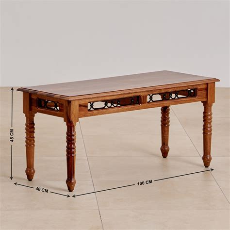 Buy Kian Sheesham Wood Dining Bench Brown From Home Centre At Just