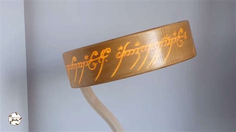 Woodworker Creates A Lamp Featuring A Beautifully Woodturned One Ring