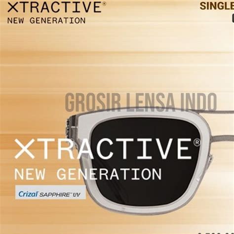 Jual Lensa Kacamata Essilor Sv Xtractive New Generation Crizal Shopee