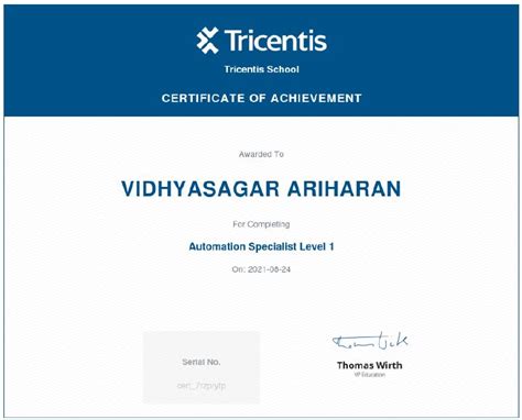 vidhyasagar ariharan on linkedin tosca tricentis automation
