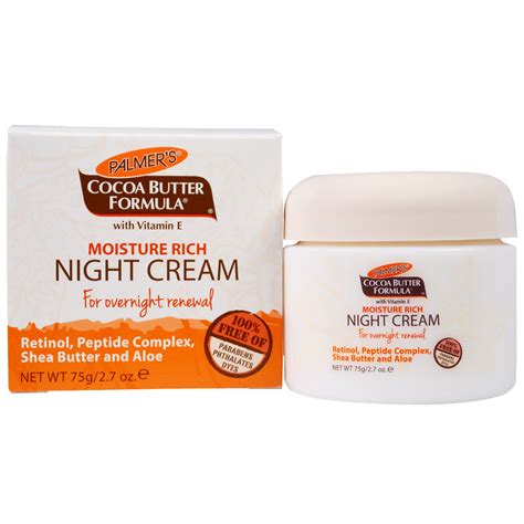 Palmer S Cocoa Butter Formula Moisture Rich Night Cream 2 7 Oz 75 G