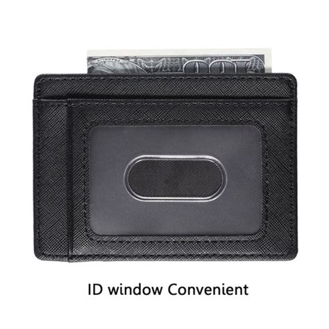 Mais Vendidoscarteira De Couro Ultrafina Com Suporte Para Cartão De