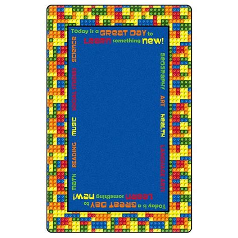 Learning Blocks Rugs Schools In