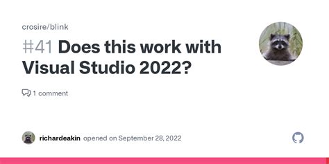 Does This Work With Visual Studio 2022 Issue 41 Crosire Blink