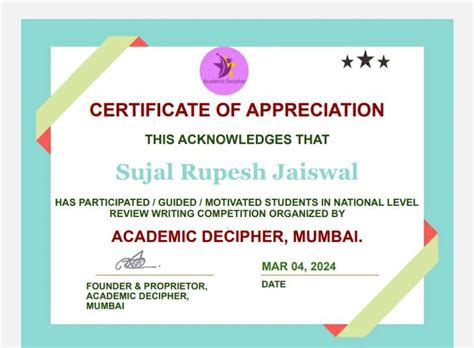 Sujal Jaiswal On Linkedin Academicdecipher Reviewwriting Networking