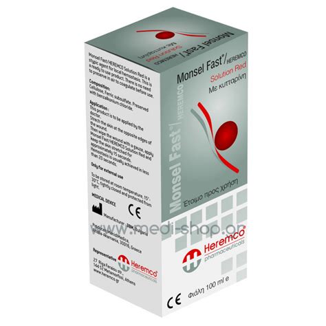 Monsel Fast Solution Red 100 Ml