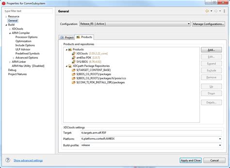 ccs processor sdk dra8x tda4x build bare metal or rtos applications