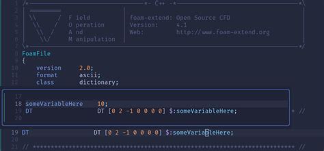 Editing Openfoam Cases With Neo Vim