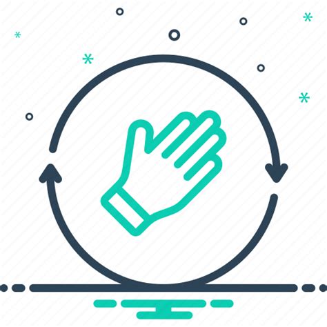 Rotate Revolve Freshen Circular Repetition Gesture Swipe Icon