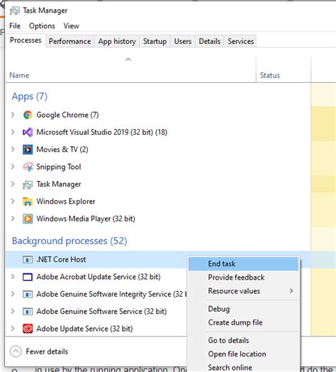 Net Core Locking Files Stack Overflow