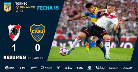 Résultat River Boca 1 0 la 15e journée de Primera División
