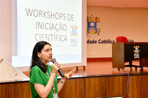 Workshops de Iniciação Científica serão em março PUC Goiás