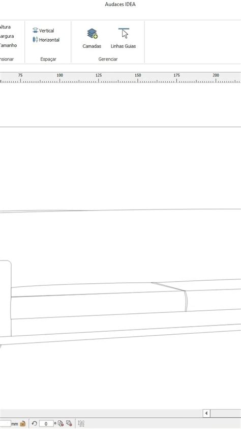 Desenho TÉcnico De Um SofÁ No Audaces Idea