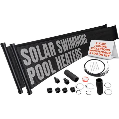 2 2x20 Sunquest Solar Pool Heater With Couplers And Roofrack