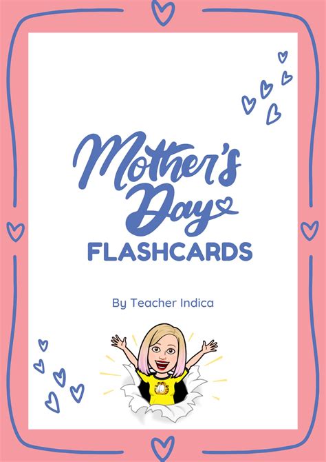 Mothers Day Flashcards Camila Dandrea De Brito Hotmart
