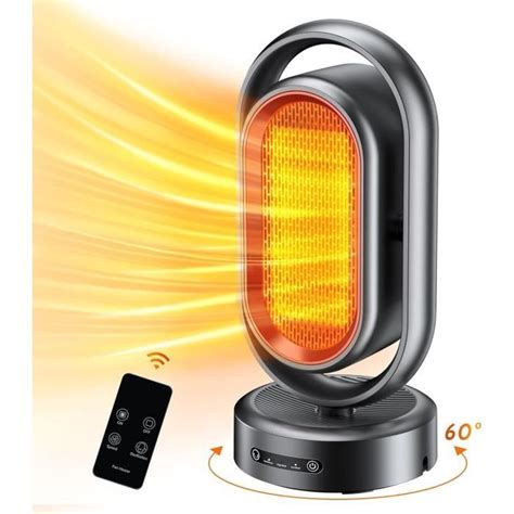 Radiateur Soufflant Électrique Chauffage Dappoint Soufflant 2000W avec